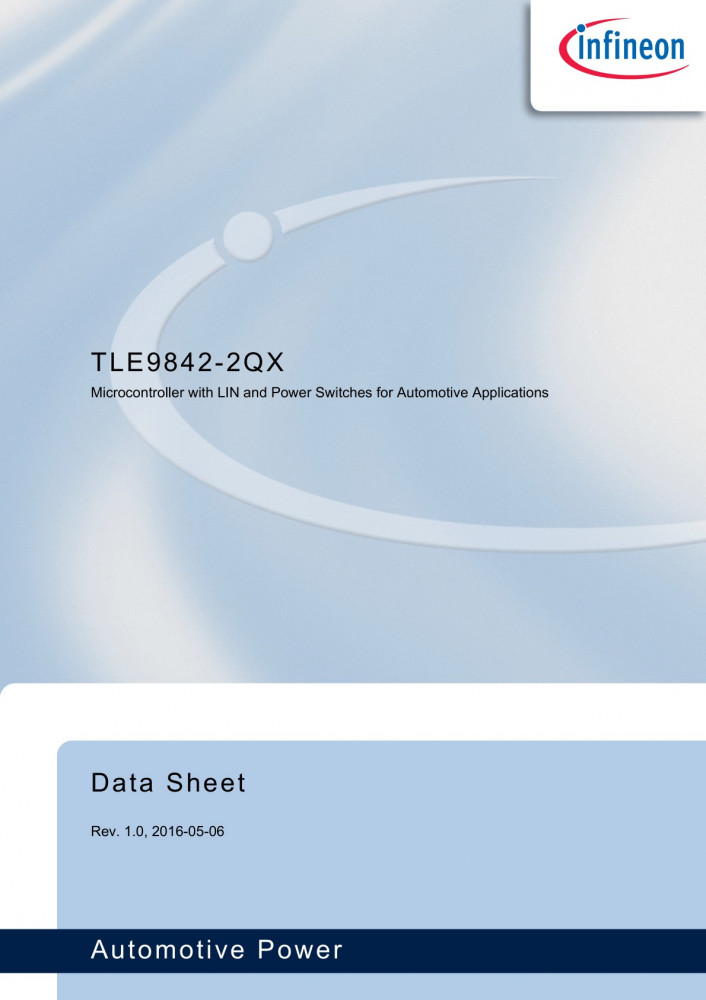TLE9842-2QX datasheet page 1