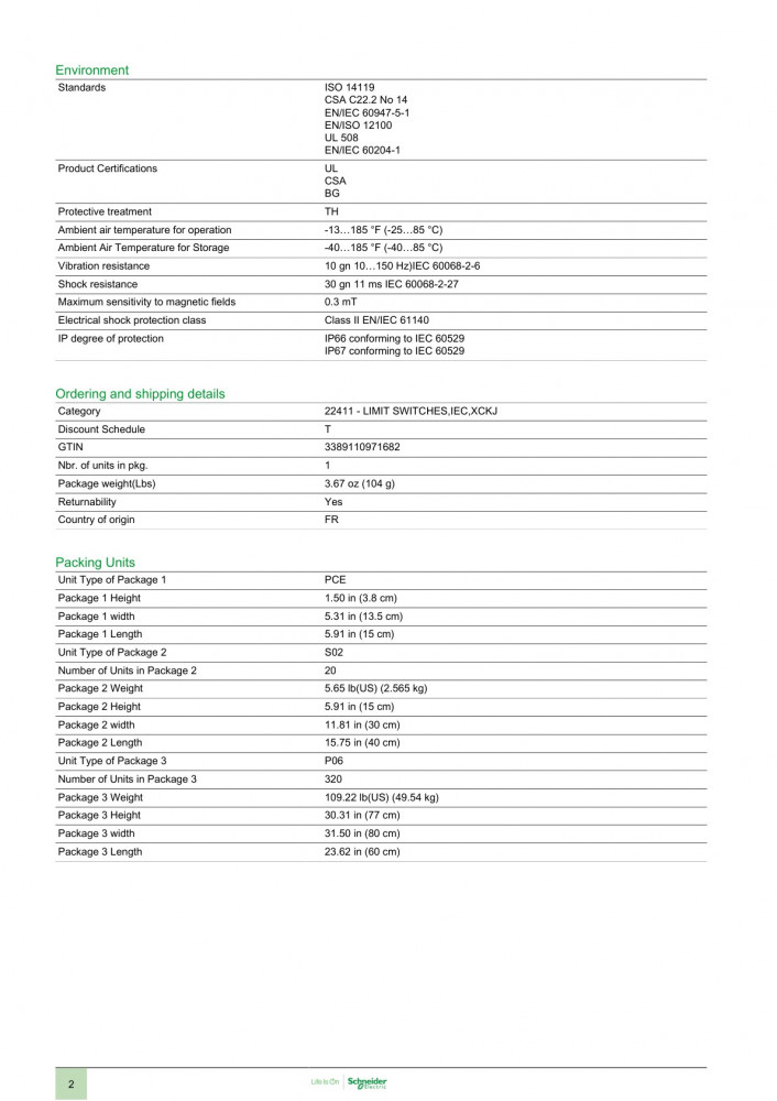 XCSDMC5902 technical document page 2