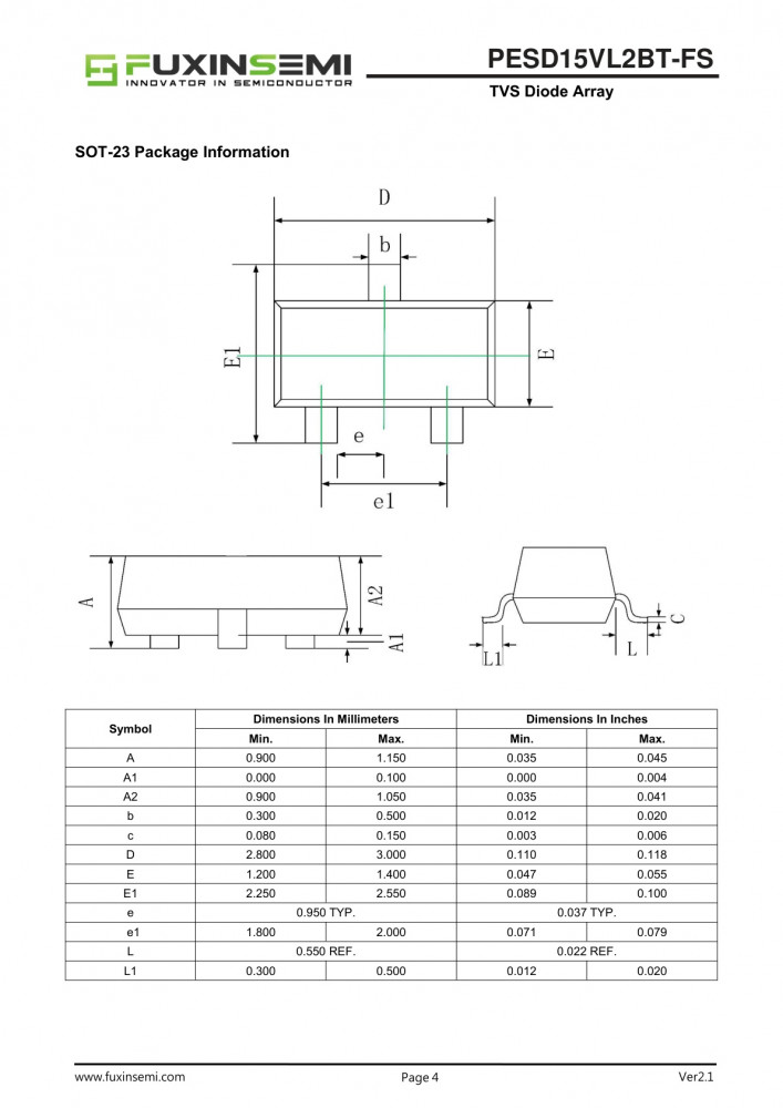 PESD15VL2BT-FS datasheet page 4