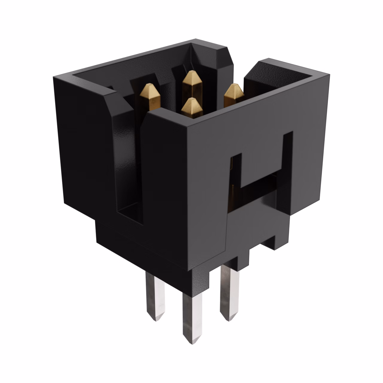 2.00mm Pitch, Milli-Grid PCB Header, Dual Row, Vertical, Through Hole, Shrouded, 44 Circuits, Circuit 20 Voided, 0.38µm Gold (Au) Plating, 2.50mm Tail Length, Dual Side Slots, Dual Friction Locks, Center Polarization, Tube