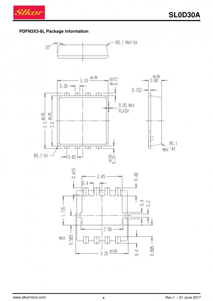 SL0D30A datasheet page 4