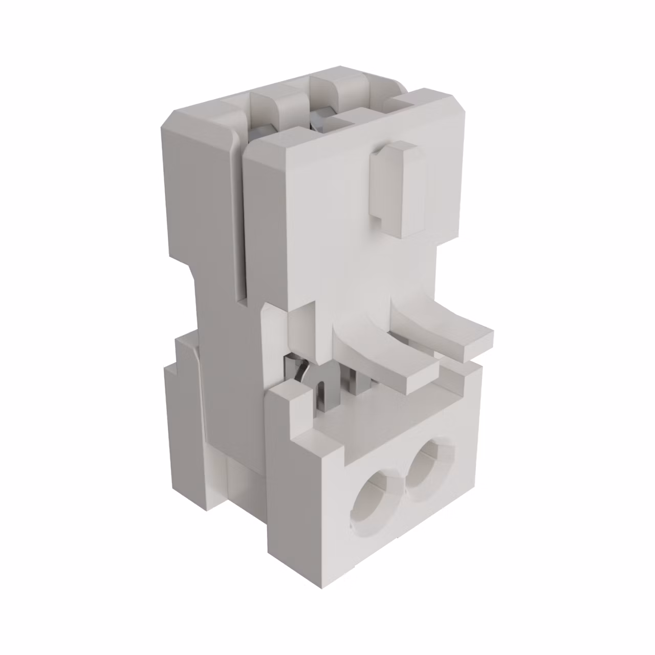 Appli-Mate RAST 2.5 IDT Connector, 2.50mm Pitch, Direct/Indirect, Female, Beaded Terminal, 2 Circuits, Position Keys A and C Removed, Slotted Endwalls for sale