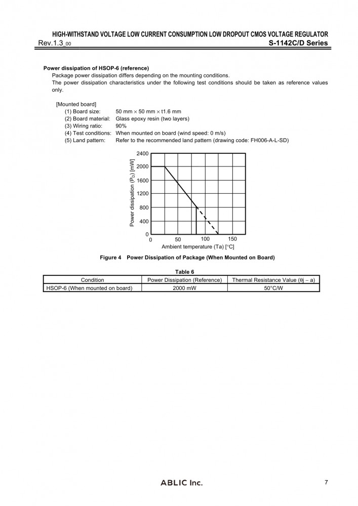 S-1142C/D datasheet page 7