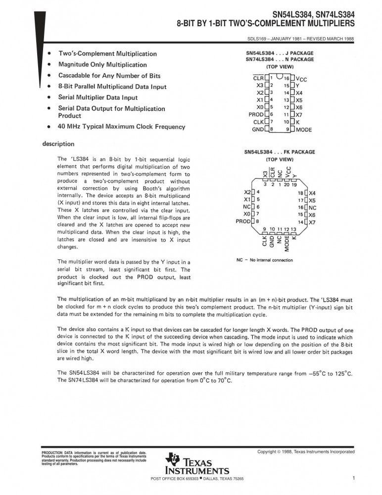 74LS384N datasheet page 3