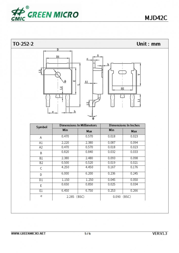 MJD42C datasheet page 5