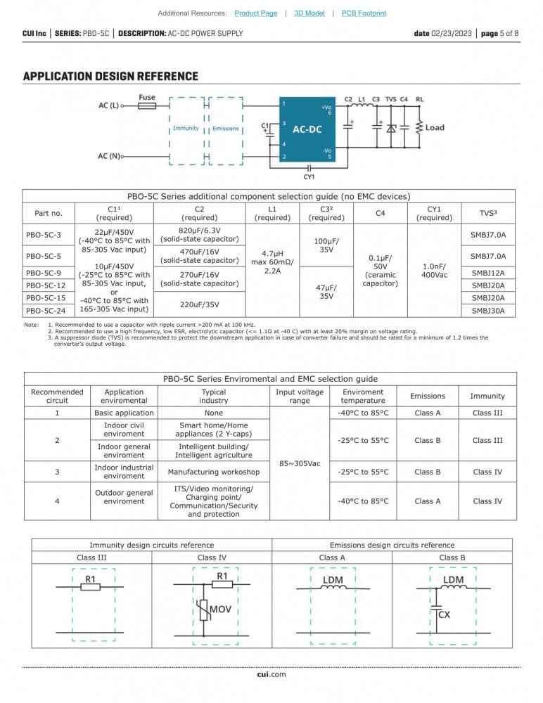 CUI PBO-5C-9 datasheet page 5