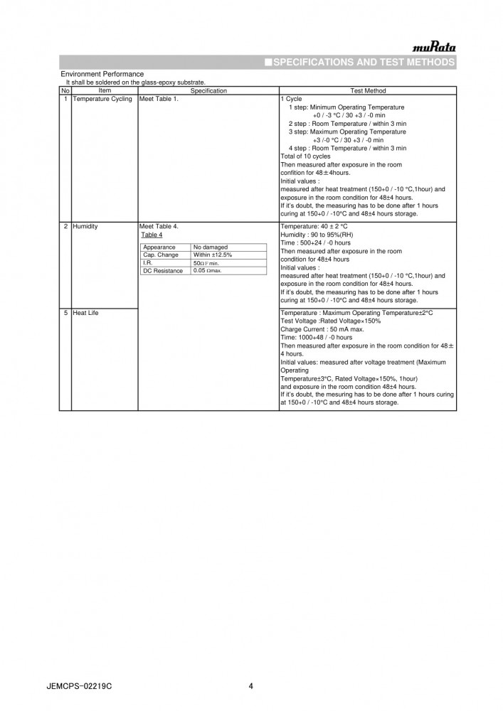 NFM31PC276B0J3L datasheet page 4