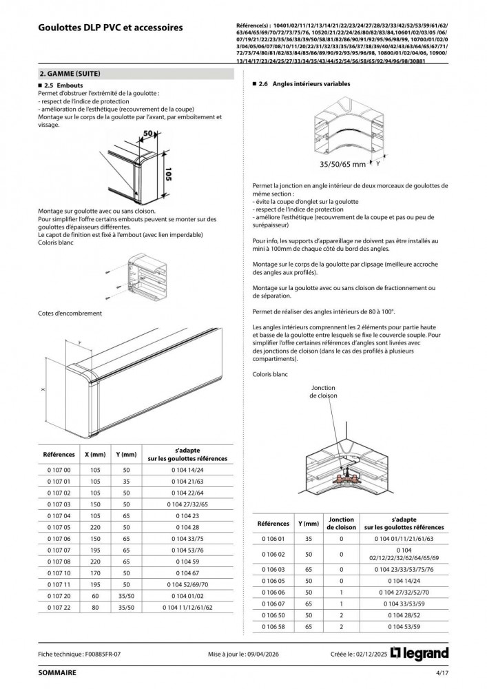 DLP PVC trunking documentation page 4