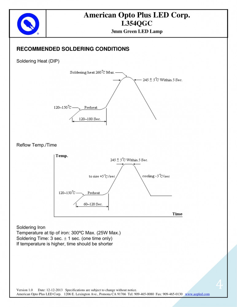 L354QGC datasheet page 4