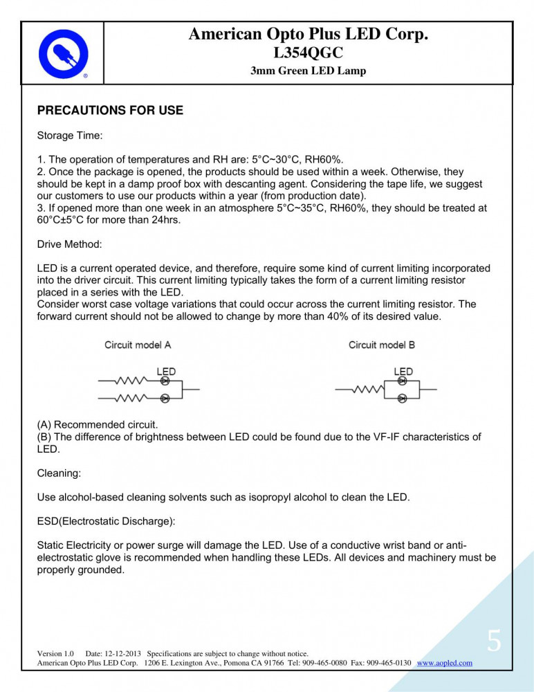 L354QGC datasheet page 5