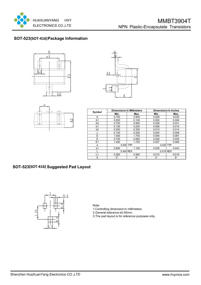 MMBT3904T datasheet page 3