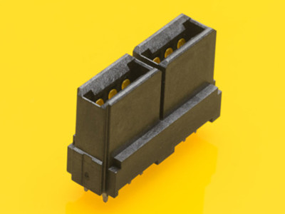 1.27mm, 12.00mm Pitch, EXTreme LPHPower Receptacle Header, Vertical, 6 Power Contacts, 20 Signal Contacts, Select Gold (Au) Plating, without BMI Guides
