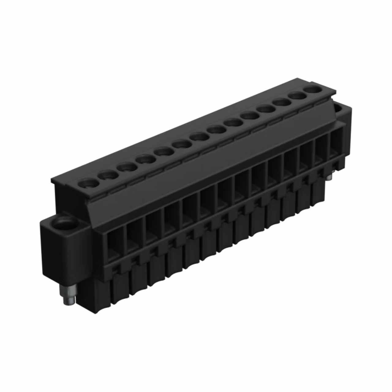 3.50mm Pitch Eurostyle Vertical Plug, with Retention Screws, Rear Wire Entry, 14 Circuits for sale