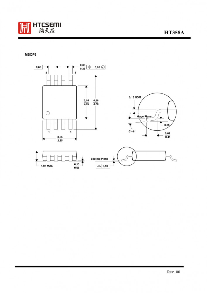 HT358ARTZ datasheet page 10