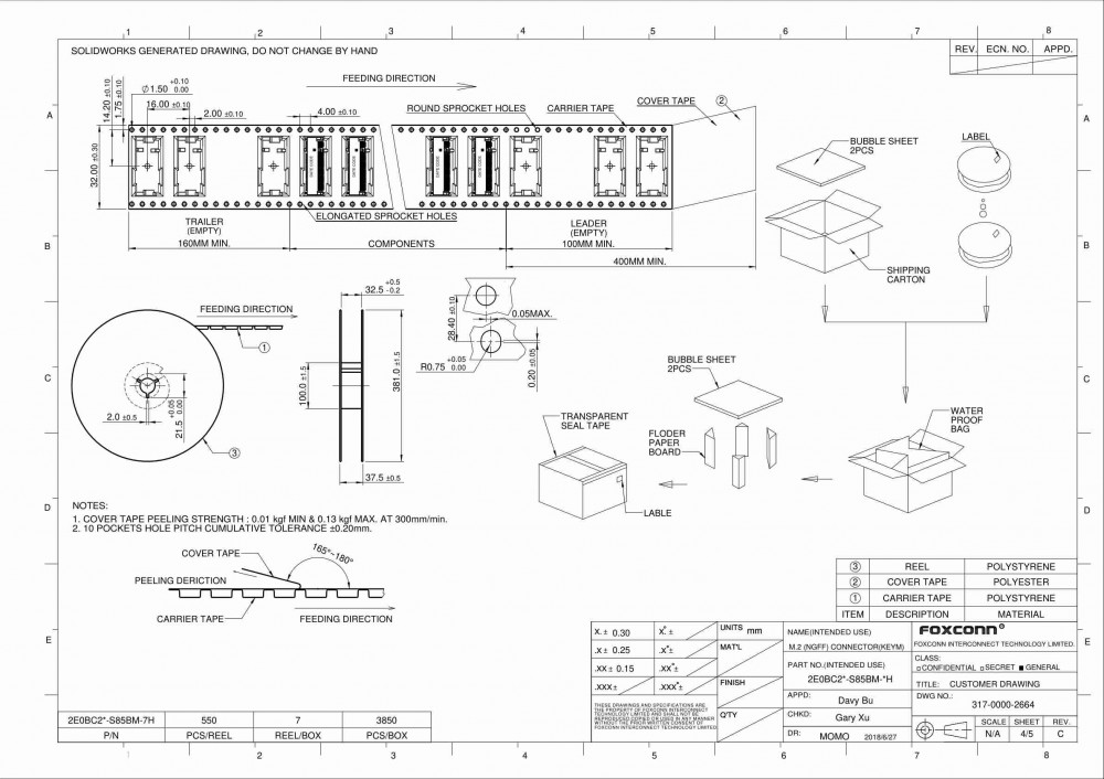 FOXCONN customer drawing page 4
