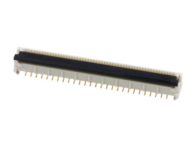Easy-On FFC/FPC Connector, 0.50mm Pitch, V-Flip Series, Vertical, 4.05mm  Height, 55 Circuits, Phosphor Bronze, Gold Plating for sale