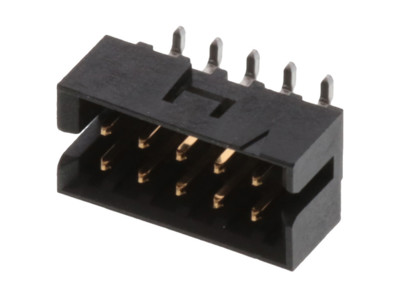 2.00mm Pitch, Milli-Grid PCB Header, Dual Row, Vertical, Surface Mount, Shrouded, 26 Circuits, 0.05µm Gold (Au) Plating, Dual Side Slots, Dual Friction Locks, Center Polarization, with Cap, Tape and Reel