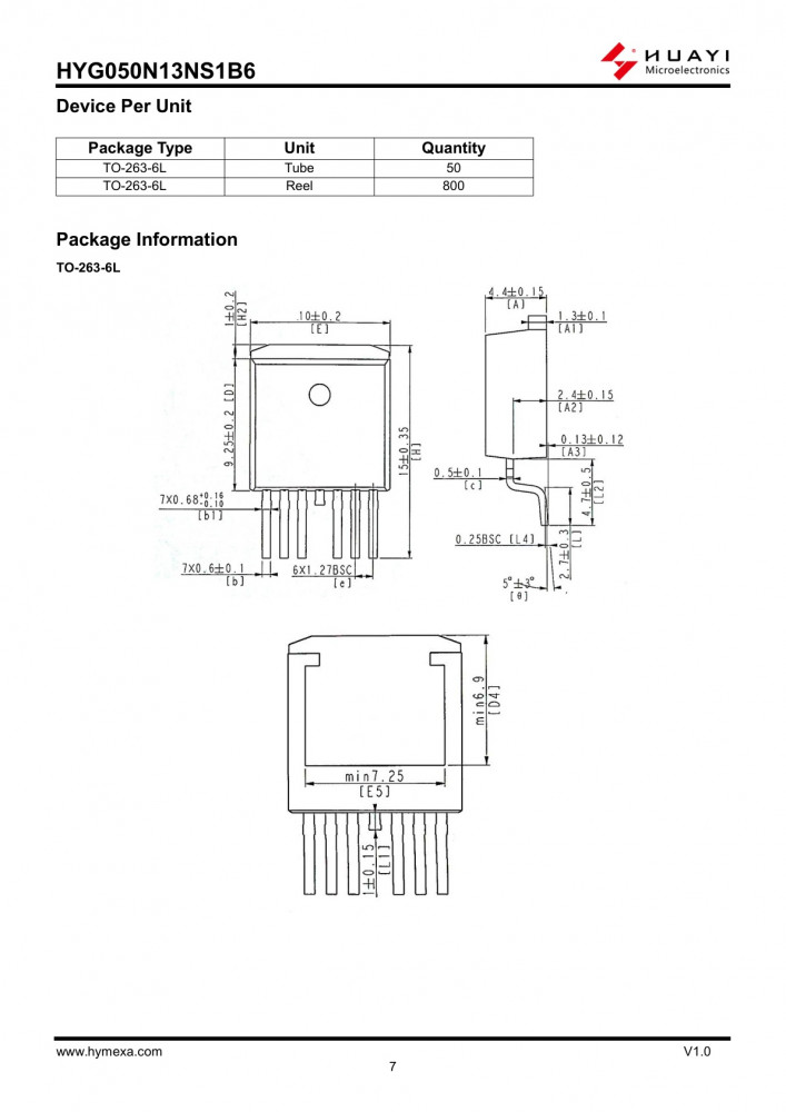 HYG050N13NS1B6 datasheet page 7