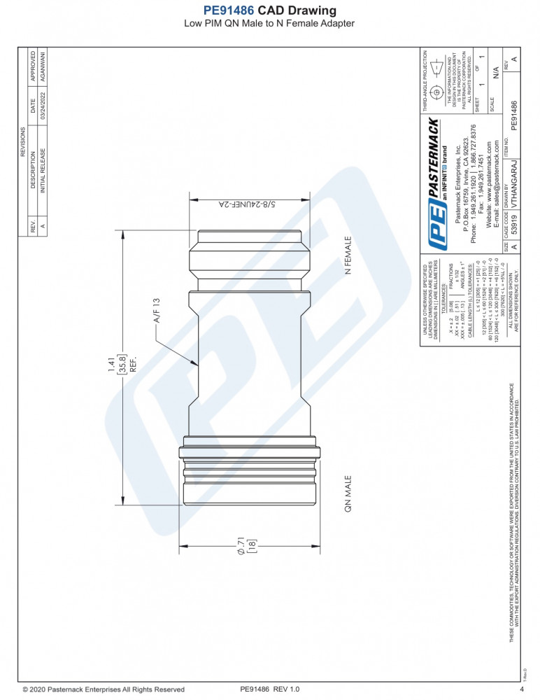 PE91486 technical document page 4