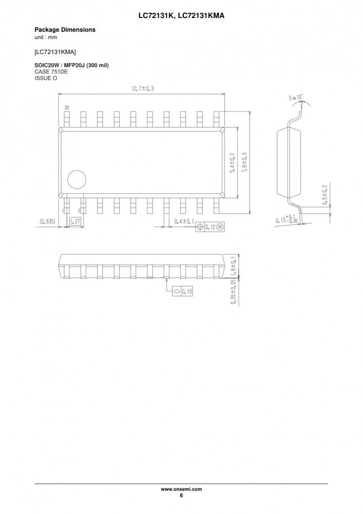 LC72131KMA datasheet page 7