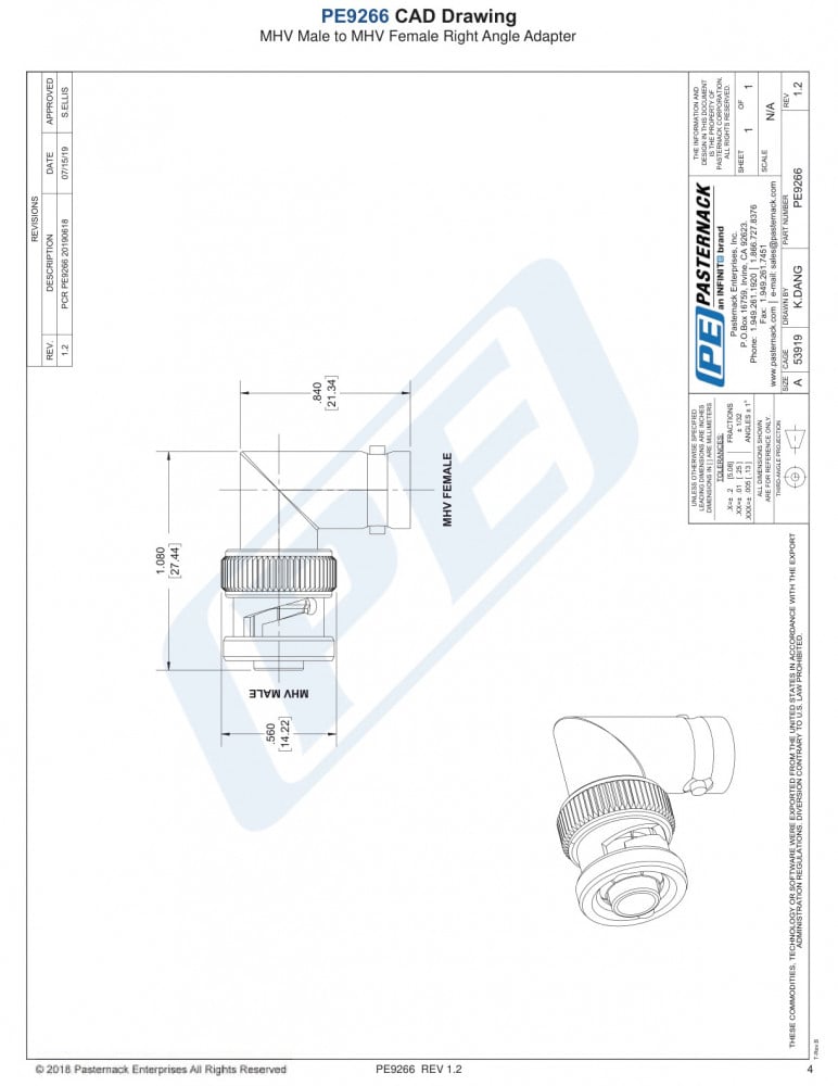 PE9266 technical document page 4