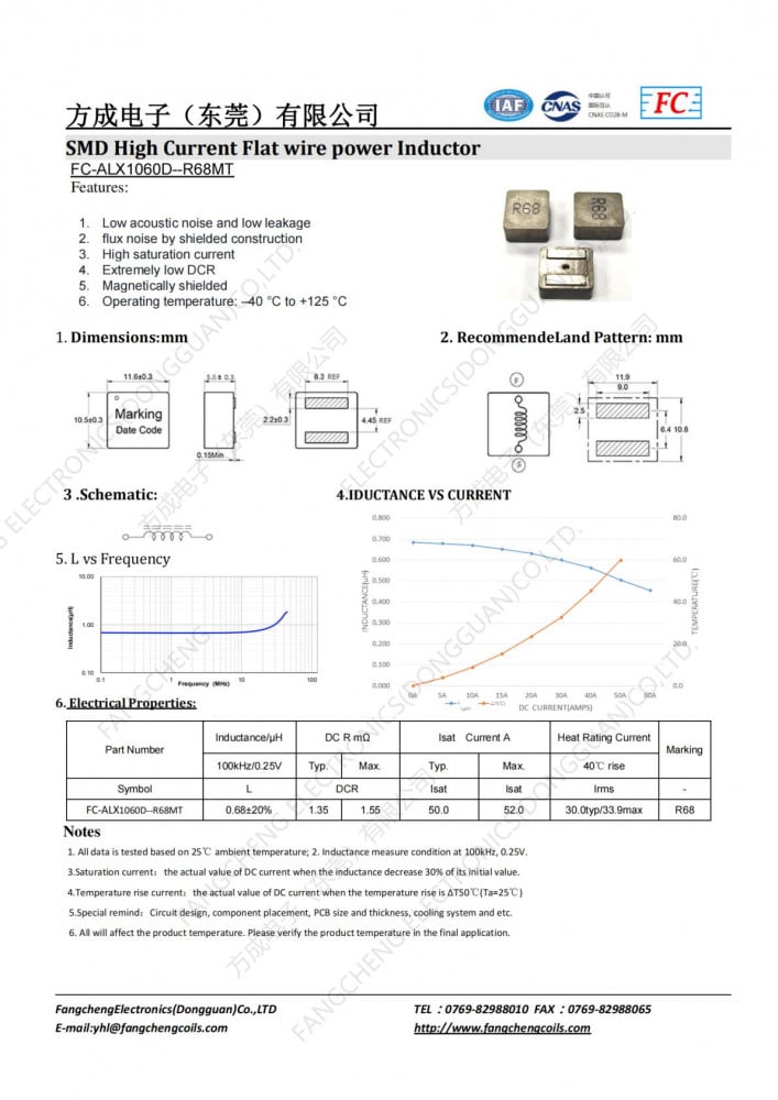 FC-ALX1060D-R68MT technical document page