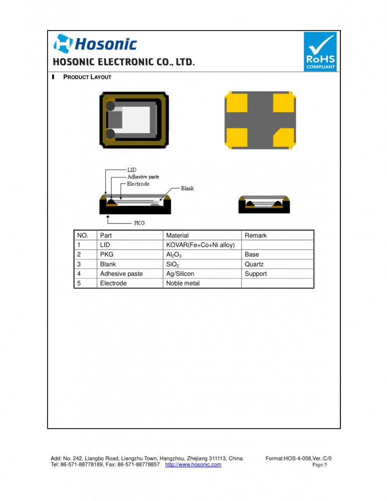 HOSONIC E3SB24E000026E specification page 5
