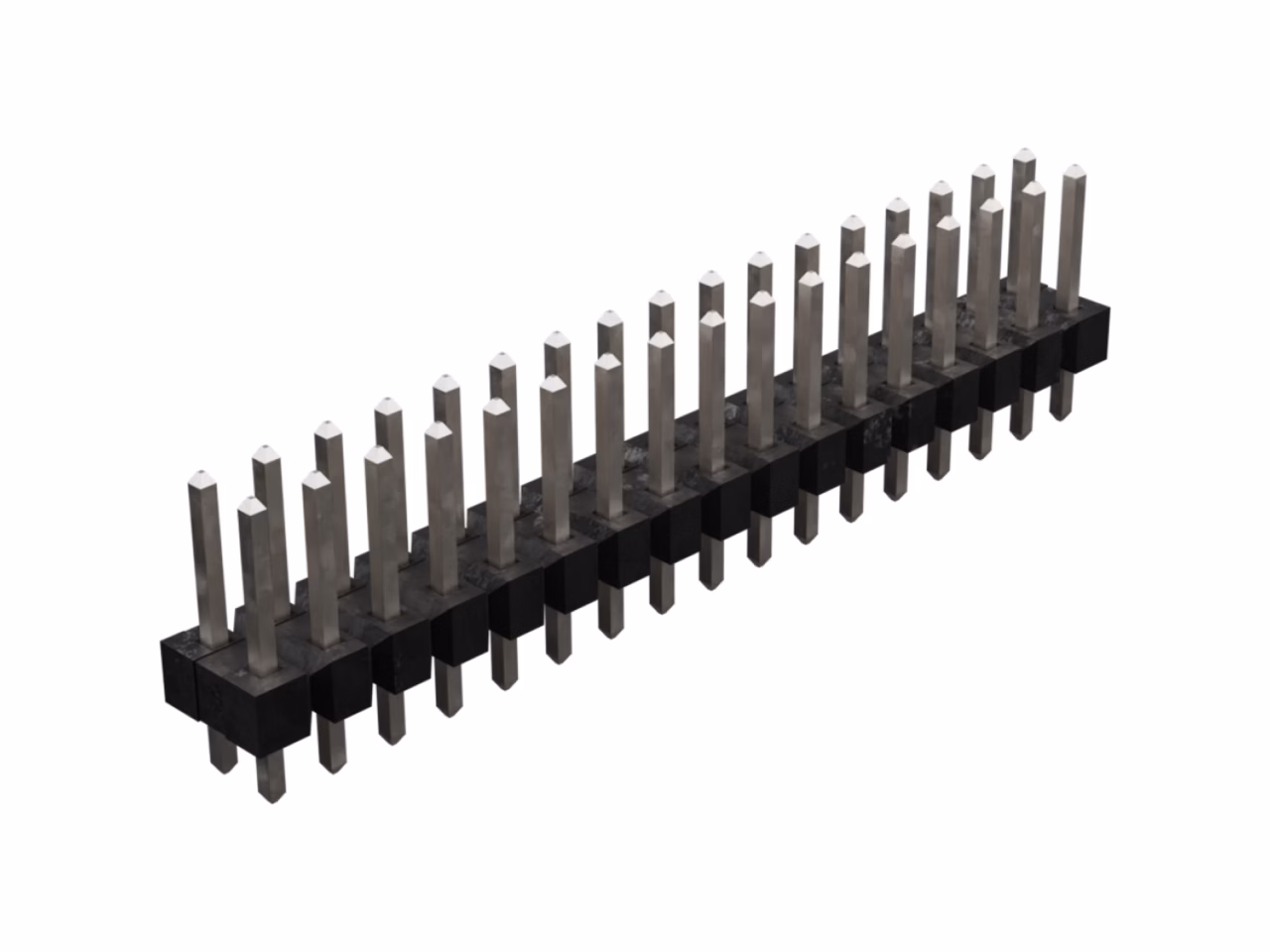 C-Grid Header, 2.54mm Pitch, Through Hole, Dual Row, Vertical, 34 Circuits, 2.54µm Tin (Sn) Plating, Tray Packaging, Lead-Free for sale