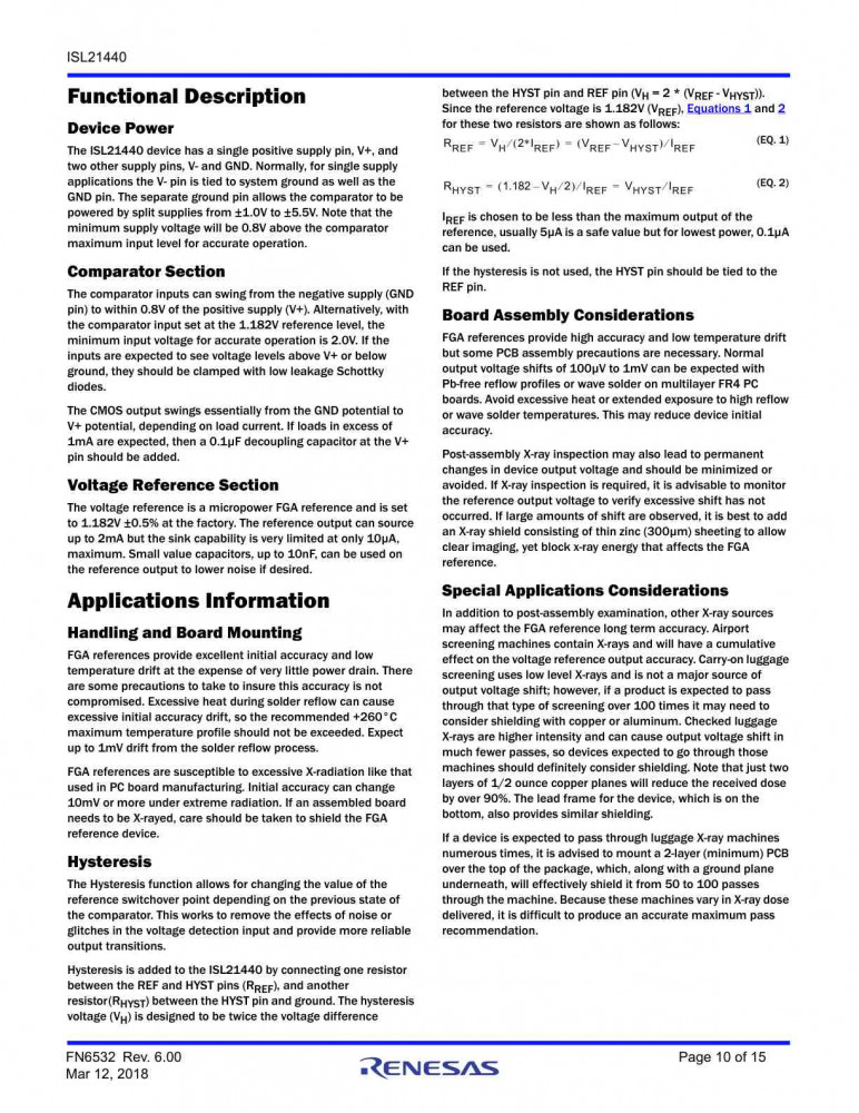 ISL21440 datasheet page 10