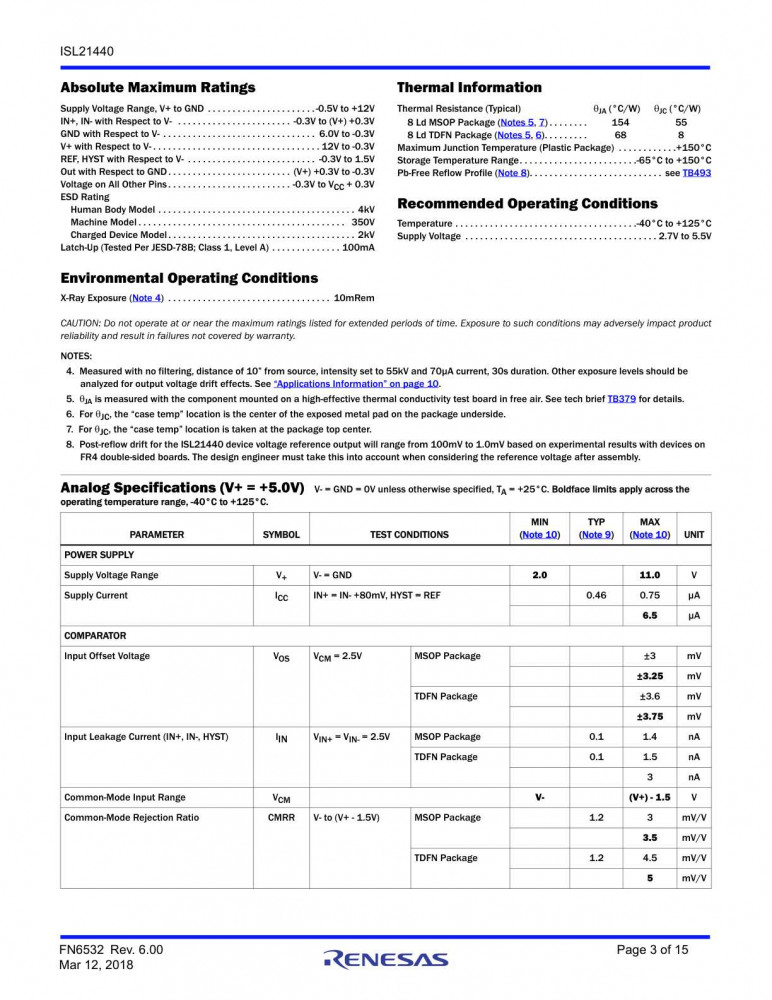 ISL21440 datasheet page 3