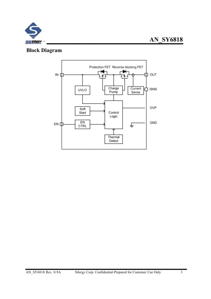 SY6818PLC datasheet page 3