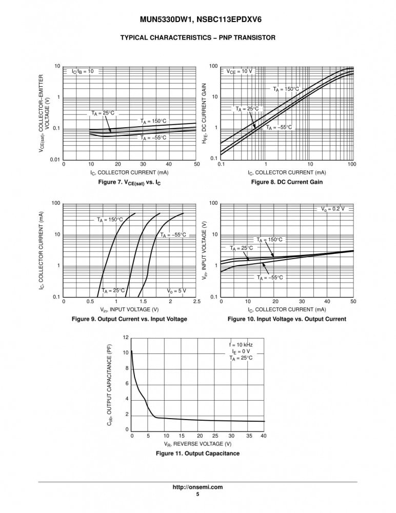 SMUN5330DW1T1G technical document page 5