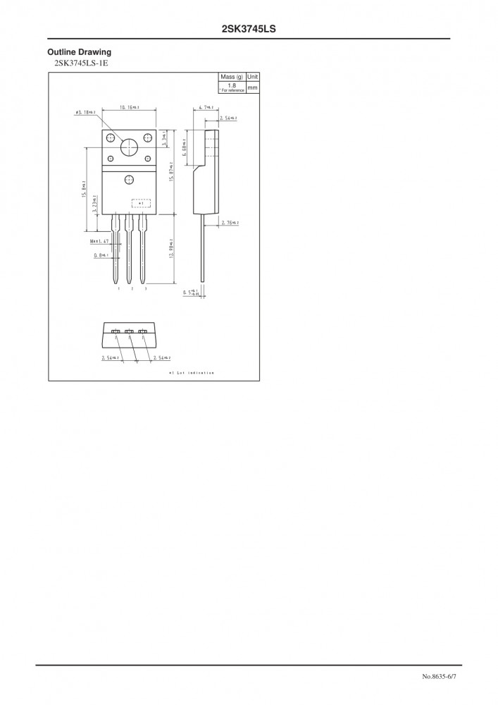 2SK3745LS datasheet page 6