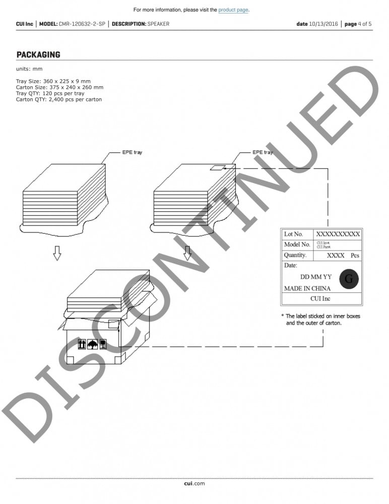 CMR-120632-2-SP datasheet page 4
