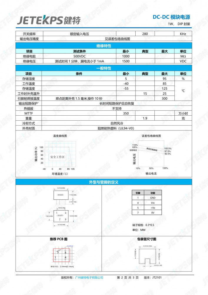 B0505D-1WR3 datasheet page 2
