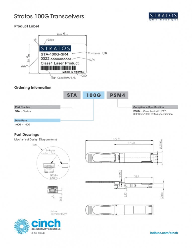 STA-100G-PSM4 datasheet page 6