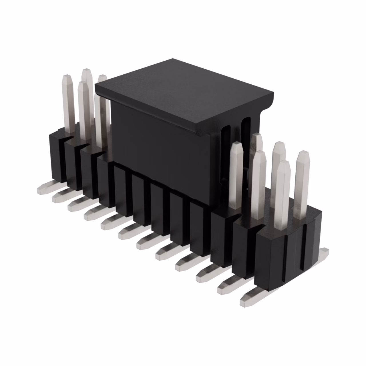 Slim-Grid Header, 24 Circuits, Surface Mount, Vertical, Unshrouded, 2.54µm Overall Tin (Sn) Plated, with Pick-and-Place Cap, Tube, Lead-Free for sale