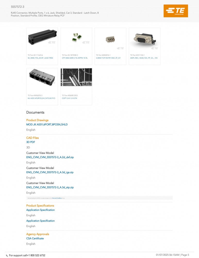 5557572-3 technical document page 5