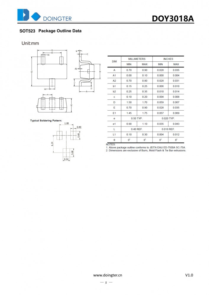 DOY3018A datasheet page 5