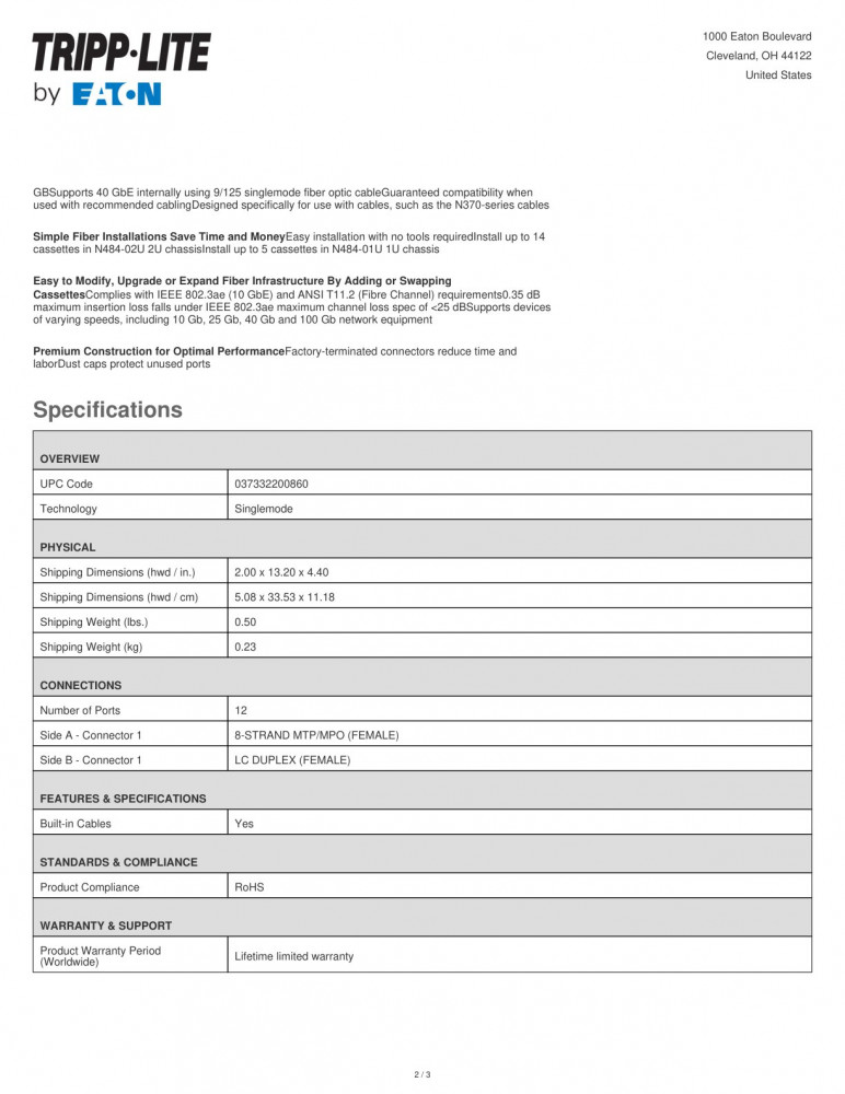 N482-3M8L12S-B technical document page 2
