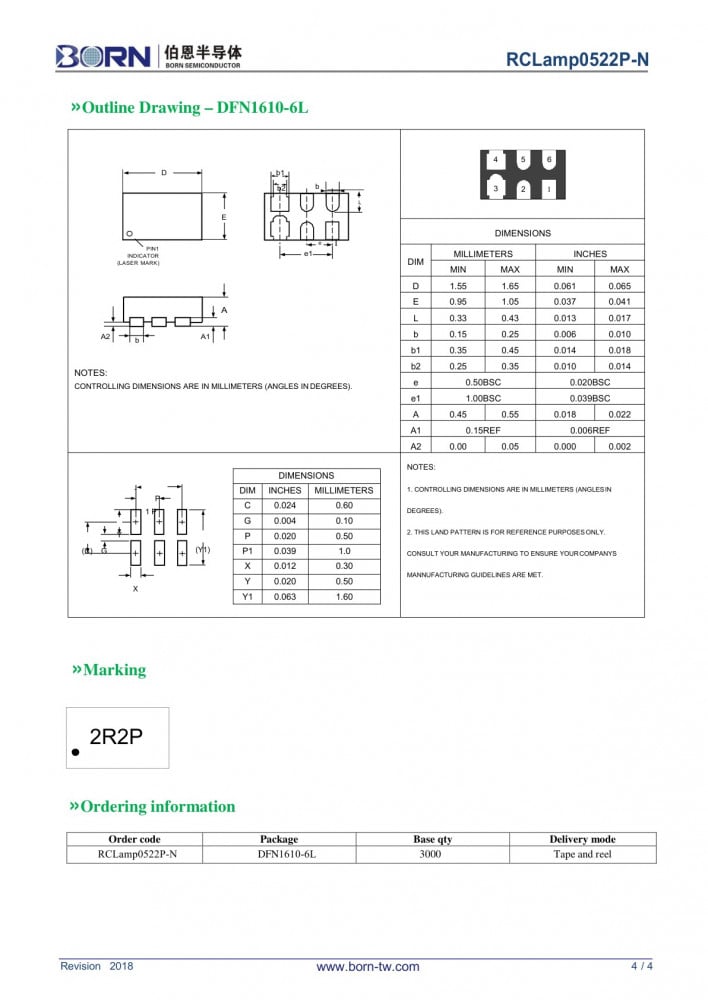RCLAMP0522P-N datasheet page 4