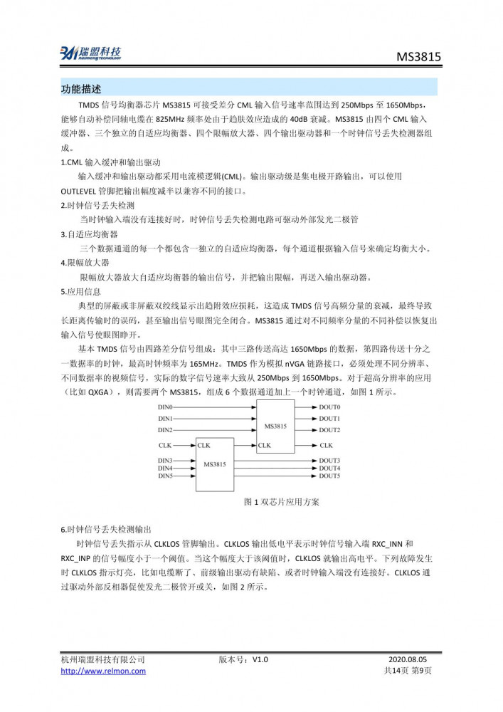 MS3815 datasheet page 9
