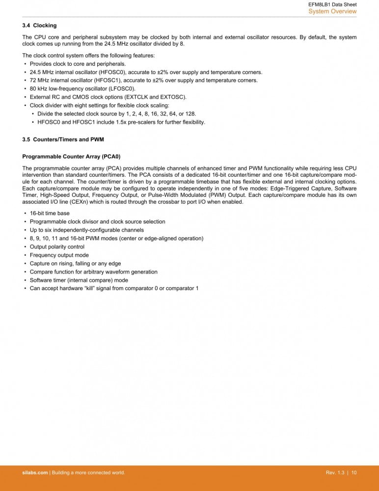 Datasheet page 10