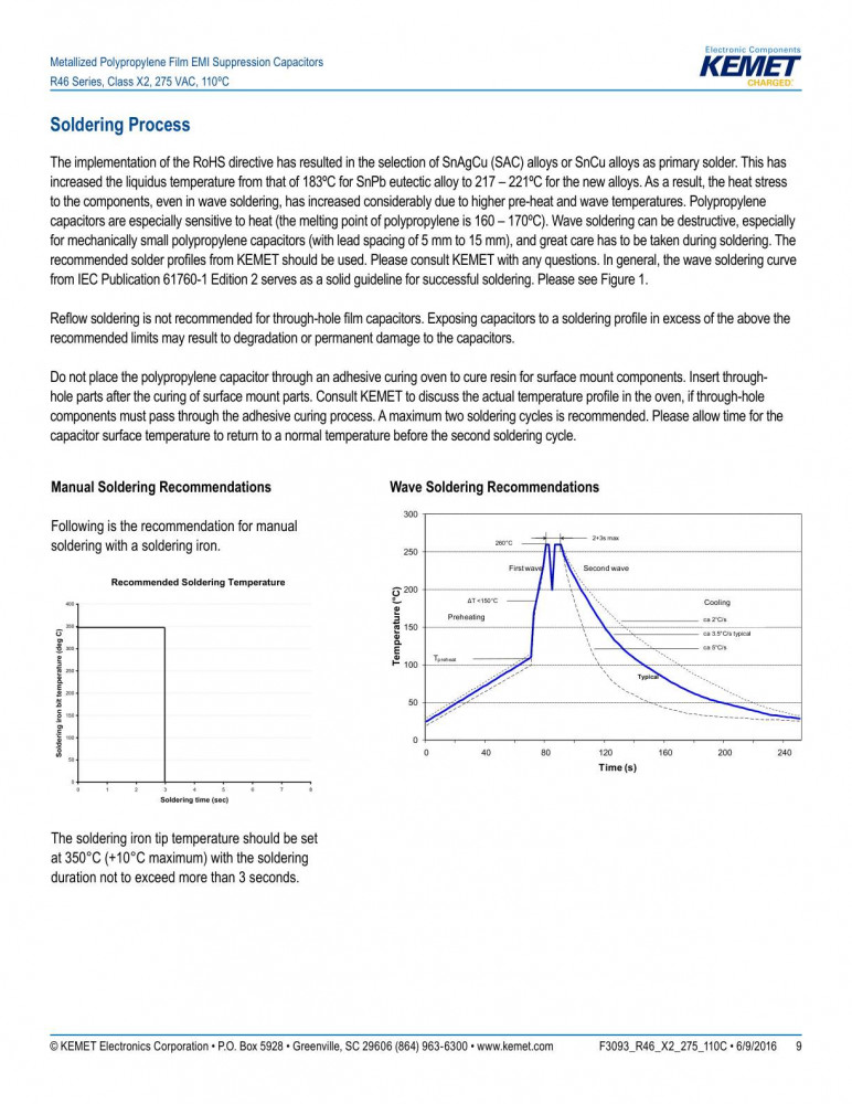 KEMET R46 datasheet page 9