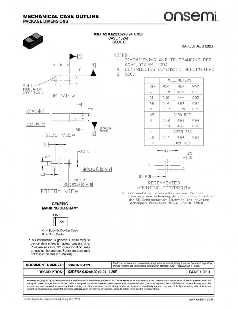 ESD5381MUT5G datasheet page 5