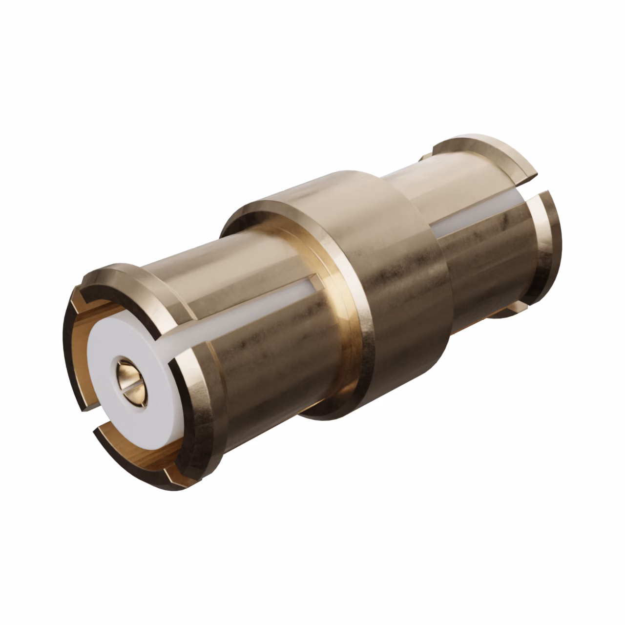 SMP Jack-to-SMP Jack Adapter, Straight, 8.00mm Length, 0.75µm Gold (Au) Plating, Tray, 50 Ohms for sale