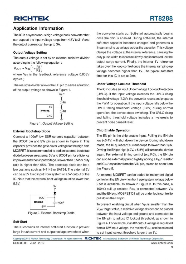 RT8288 datasheet preview, page 9