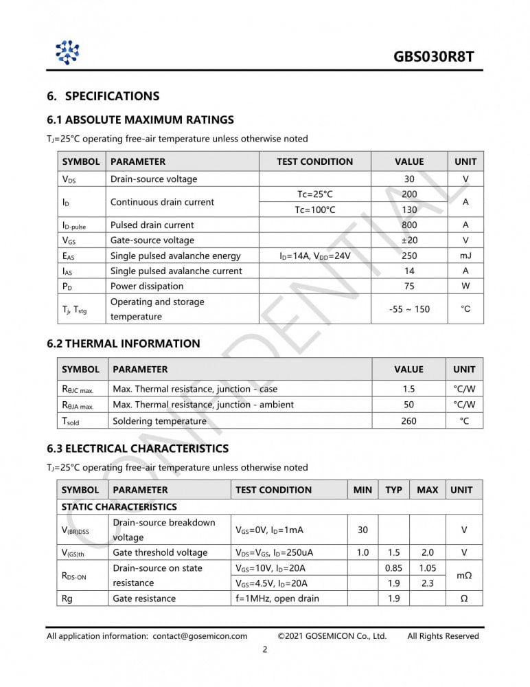 GBS030R8TPMAR datasheet page 2
