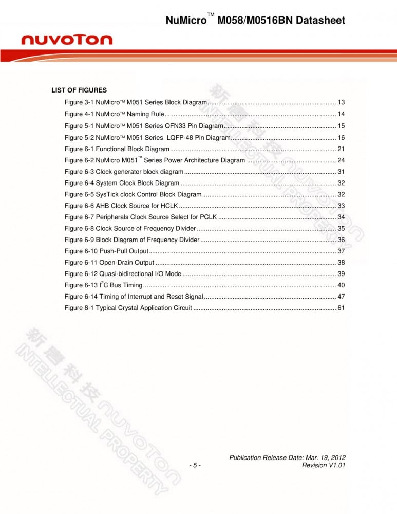 M0516LBN datasheet page 5