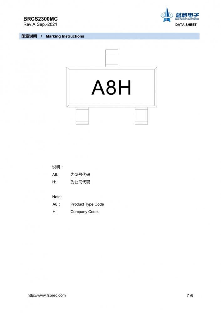 BRCS2300MC datasheet page 7